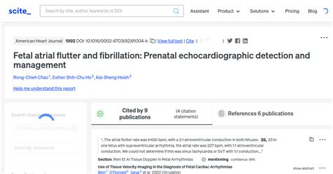 Fetal Atrial Flutter And Fibrillation Prenatal Echocardiographic Detection And Management