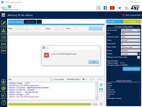 Is It Normal To Have To Manually Press The Reset B Stmicroelectronics Community