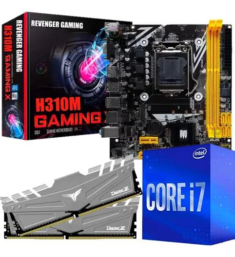 Kit Upgrade Ddr4 I7 4 7ghz 9 Geração H310 M 2 16gb Ram Parcelamento Sem Juros