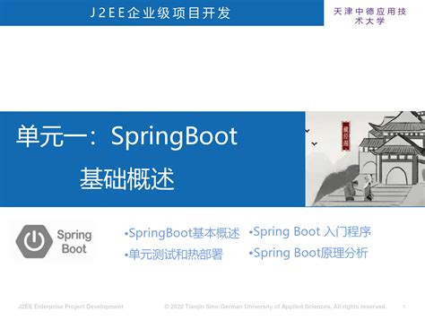 课件 springboot基础概述
