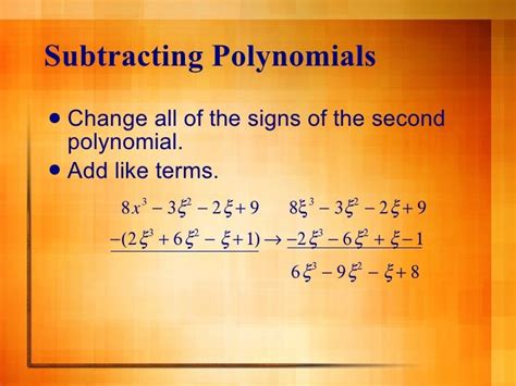sponsors choose ba operations on polynomials examples 1