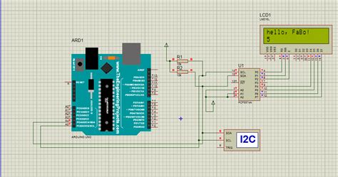 ARDUINO WITH I2C LCD DISPLAY USING PCF8574A