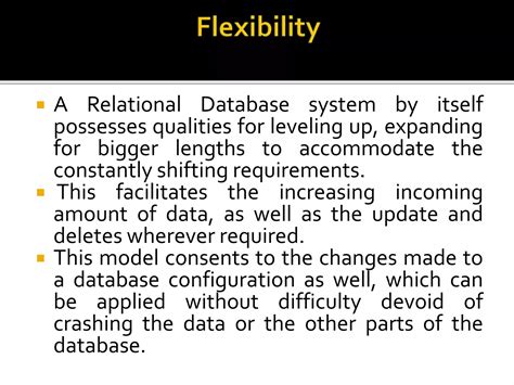Advantages And Disadvantages Of Relational Databases Pptx Databases
