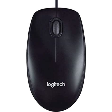Mouse Logitech Optical Wheel Mouse M90 Usb Black Tel2u
