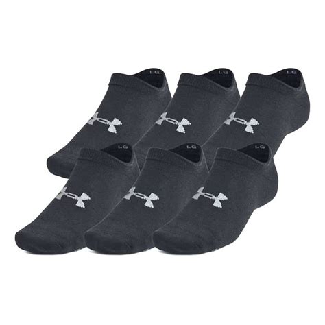 Under Armour Lightweight Uni Sex Socks Med Black 6 Pack The Gun Dealer