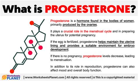 What Is Progesterone Definition Of Progesterone