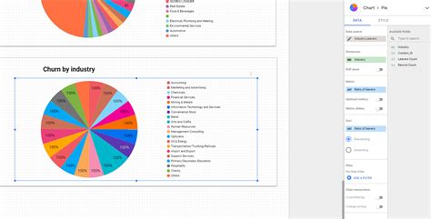 How To Filter A Pie Chart In Data Studio Using Blended Data Stack Overflow