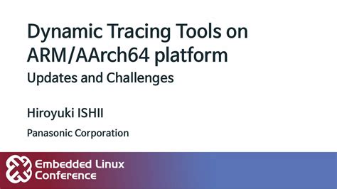 Pdf Dynamic Tracing Tools On Armaarch64 Platform Tracing Tools On