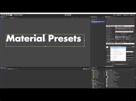 TextMesh Pro Creating A TMPro UI Material From A TMPro Surface