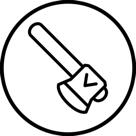 Premium Vector Axe Icon Style