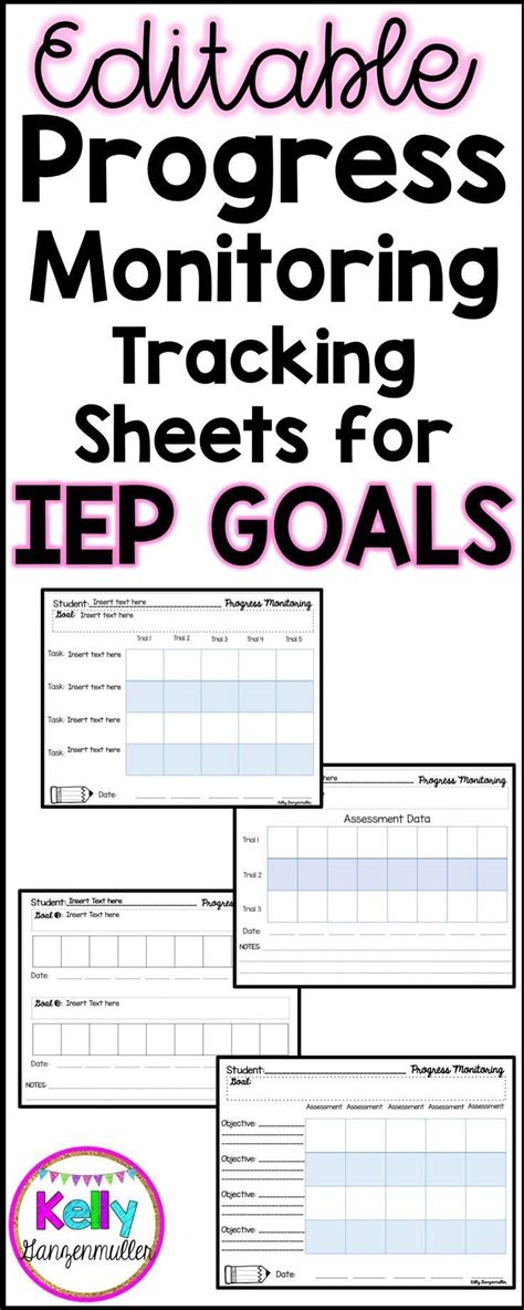 Iep Progress Monitoring Templates Printable Word Searches