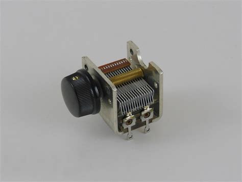 Variable Capacitor And Cap Knob Galena Century Radio