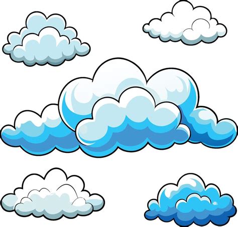 Whimsical Cloud Designs 50980366 Vector Art At Vecteezy