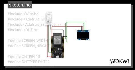 Sensor humedad y temperatura con OLED Ian Páez Wokwi ESP32 STM32