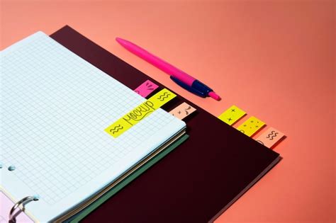 Premium PSD Small Portable Post It Note Mockup Design