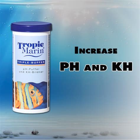 reef aholic triple buffer tropic marin 250g ช่วยเพิ่ม ph และ kh ให้กับ