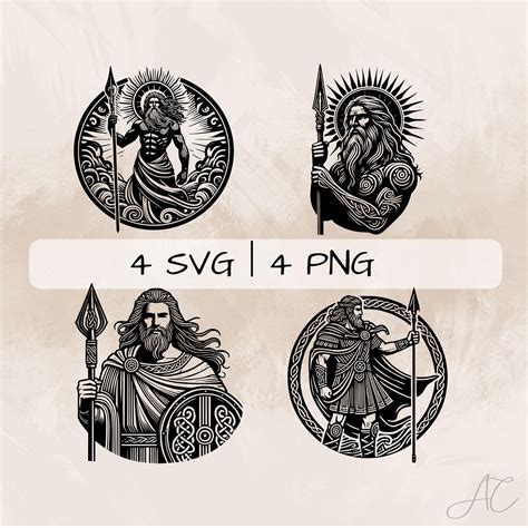 Lugh Svg Bundle Lugh Celtic God Png Celtic Mythology Clipart Hand
