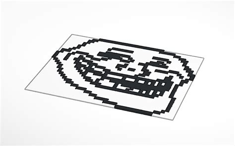 3d Design Troll Face Tinkercad