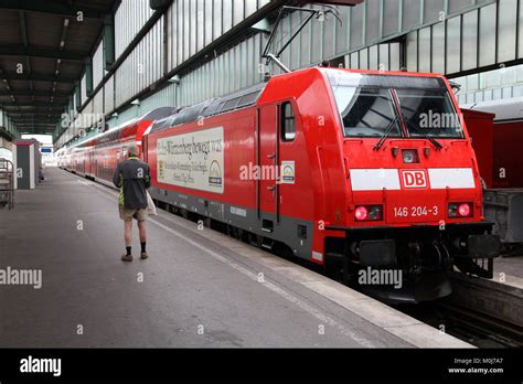 Stuttgart July 24 Deutsche Bahn Regio Train Class 146 On July 24 2010 In Stuttgart Germany Stuttgart July 24 Deutsche Bahn Regio Train Class 146 On July 24 2010 In Stuttgart Germany