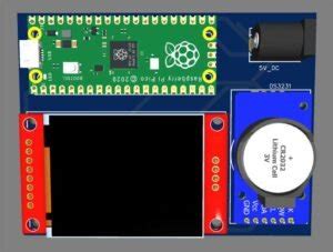 Raspberry Pi Pico Realtime Clock With Temperature Monitoring