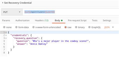 How To Reset Configure A Users Security Question Via Postman Api