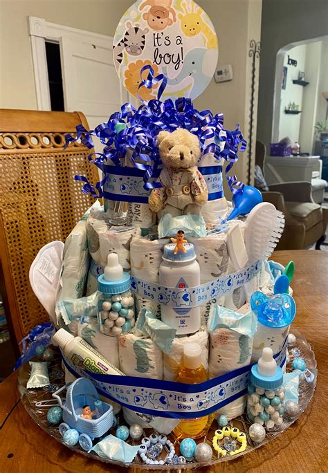 3 Tier Diaper Cake Etsy