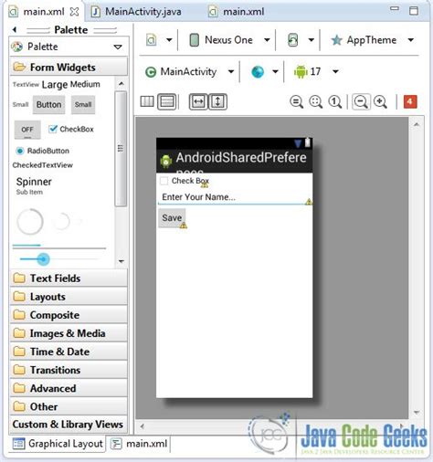 Android Sharedpreferences Example Java Code Geeks