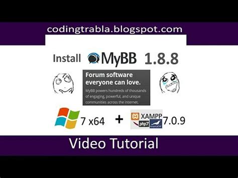 Install Mybb 188 On Windows 7 Localhost Opensource Php Forum