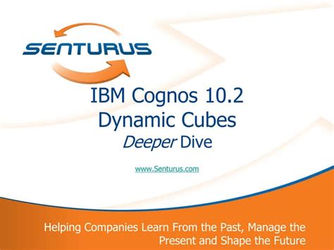 Ibm Cognos 10 2 Dynamic Cubes Deeper Dive Pdf