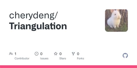 Github Cherydengtriangulation