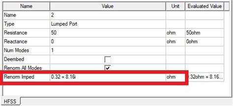 Is There Any Way To Match The Port Impedance Automatically On HFSS ResearchGate