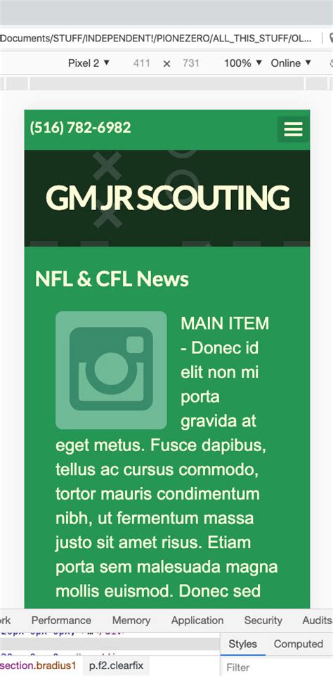Gm Jr Scouting Css Drawn Front End Ui Shells For Web App By Pionezero