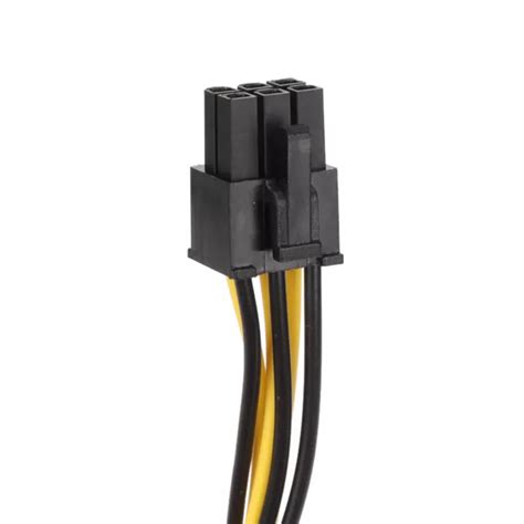 6pcs Gpu Power Cables Pcie 6pin To 8pin Male To Male Power Supply