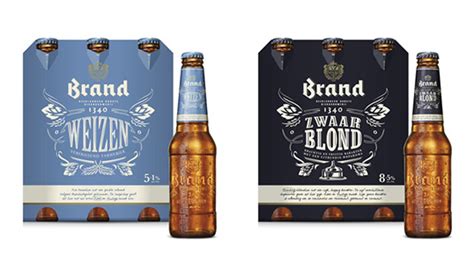 Brand Bier啤酒包装设计 大胆而简洁的新包装设计打破了熟悉的酿酒包装形式
