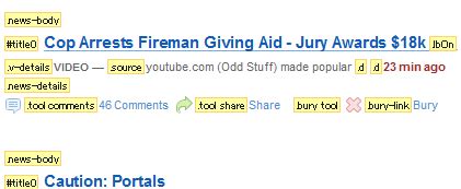 Display Id Class Details WebDeveloper Userstyles Org
