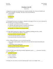 Problem Set Answer Key Docx Econ Intro Micro Prof D Evelyn Fall Problem Set