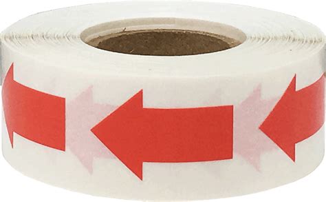 Color Coding Arrow Labels Red 1 X 58 Inch 500 Total Adhesive Stickers