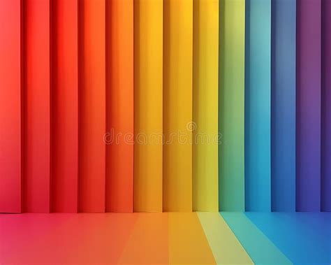 A Uniform Gradient Background Its Spectrum Of Colors Merging With Sharp Distinct Clarity Stock