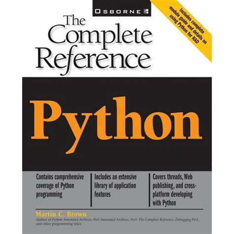 Complete Reference Python The Complete Reference Paperback