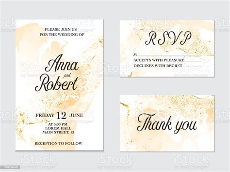 노란색 베이지 색의 대리석 모던 한 질감 잉크 스플래시 고립 된 흰색 점과 알코올 잉크 웨딩 장식 현대 광고 포스터 디자인입니다 액체 흐름 아트 초대 감사 카드 Rsvp 금