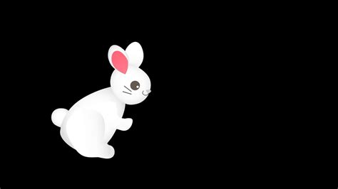 Loop Animation Of Rabbit Running Bunny Stock Footage SBV Storyblocks