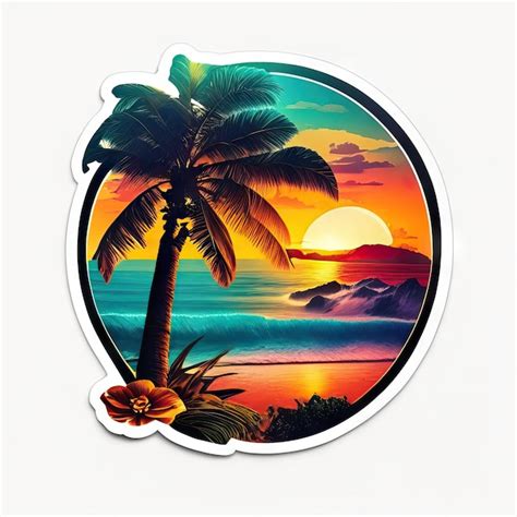 P Gina Im Genes De Sticker Playa Descarga Gratuita En Freepik