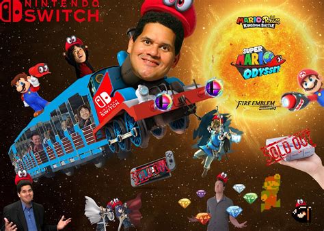 Was Dicking Around In Photoshop For An Hour Made A Hype Train For The Switch Games I Cant Get