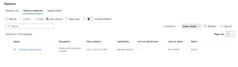 Azure Time Series Forecasting Batch Inference Pipeline