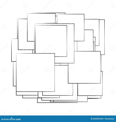 Random Rectangles Structure Vector Composition Pattern Stock Vector Illustration Of Pattern
