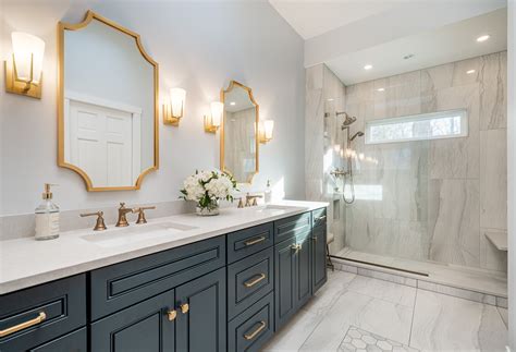 25 Luxury Gold Master Bathroom Designs With Gold Fixtures Pictures