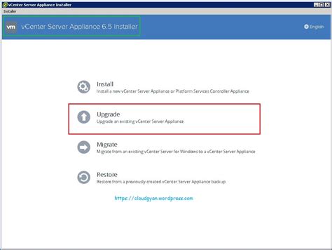 Upgrade VCSA 6 0 To VCSA 6 5 VGyan In