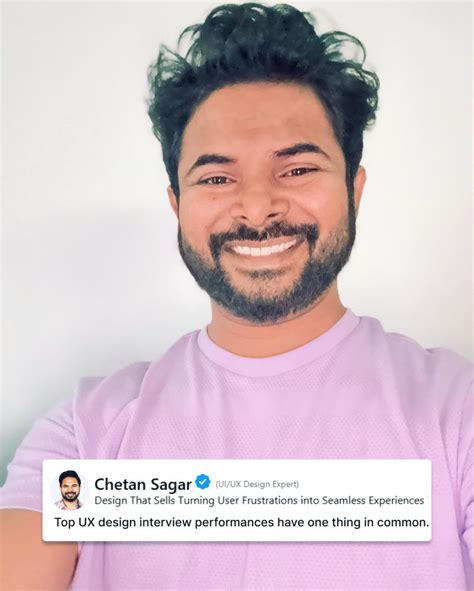 Chetan Sagar On Linkedin Top Ux Design Interview Performances Have One Thing In Common They Dont