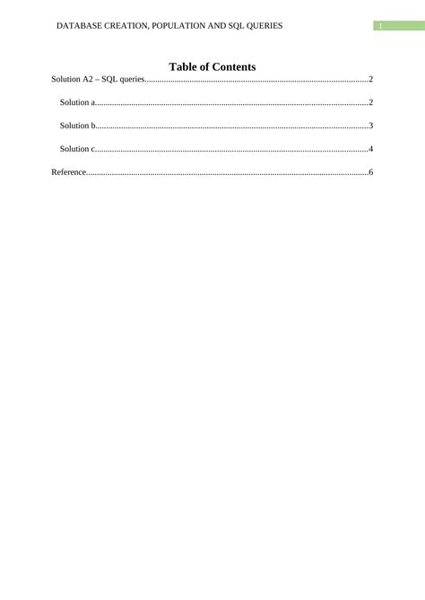Sql For Data Management Database Tasks Mn405 Assignment