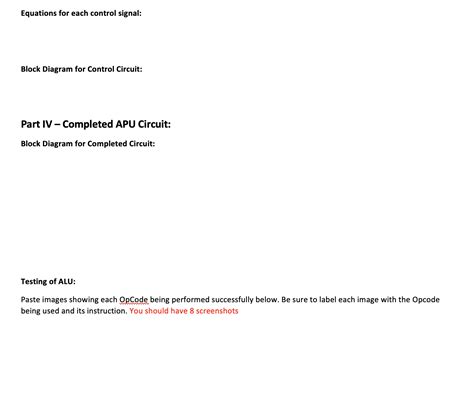 Solved Design Of Arithmetic Processing Unit Part I
